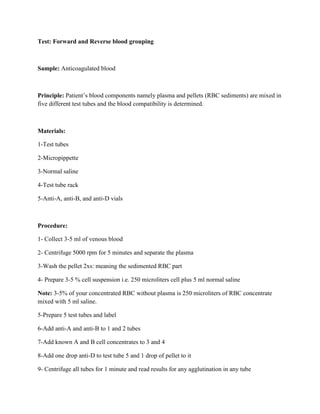 Forward and reverse grouping by Negash Alamin | PDF