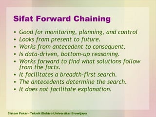 forward and backward chaining | PPT