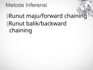 Metode Kecerdasan Buatan Forward Backward Chaining | PPTX