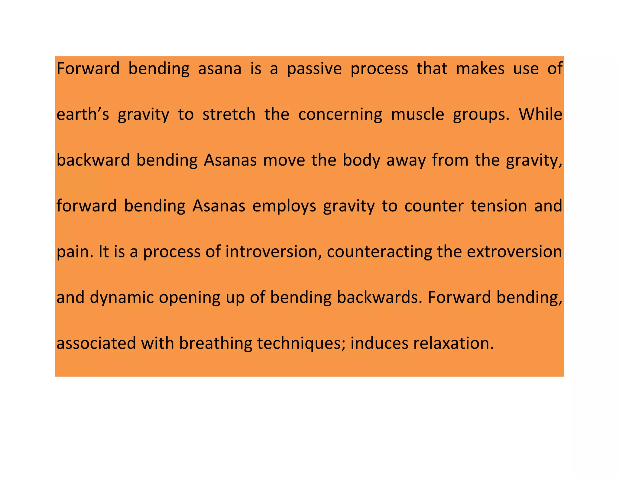 Forward bending asanas | PPT