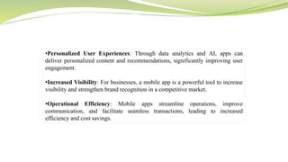 Forward Bound Mobile App Development Services Pioneering Tomorrow | PPT