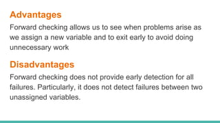 Forward checking | PPTX