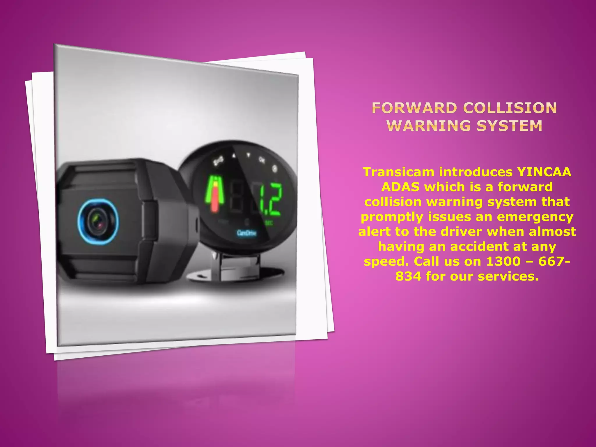 Forward collision warning system | PPT