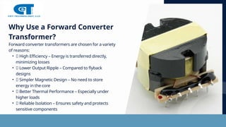 Forward Converter Transformers Applications | PPTX