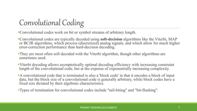 Forward Error Correction Pptx Programming Languages Computing