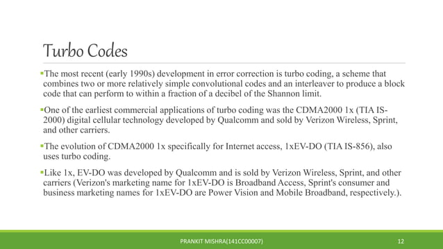 Forward Error Correction Ppt