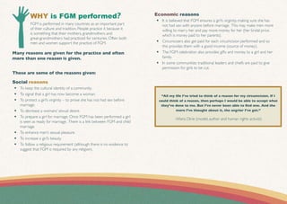 Forward FGM FAQ | PDF | Reproductive Health | Diseases and Conditions