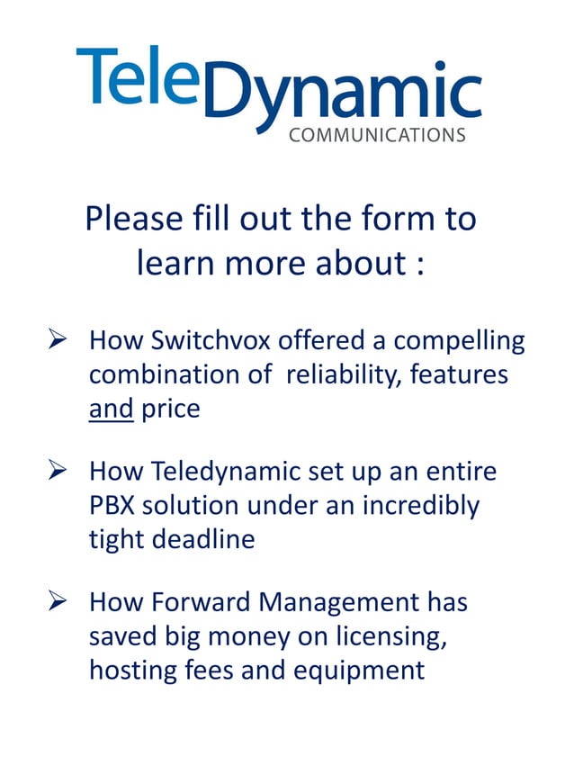 Forward management teaser | PDF