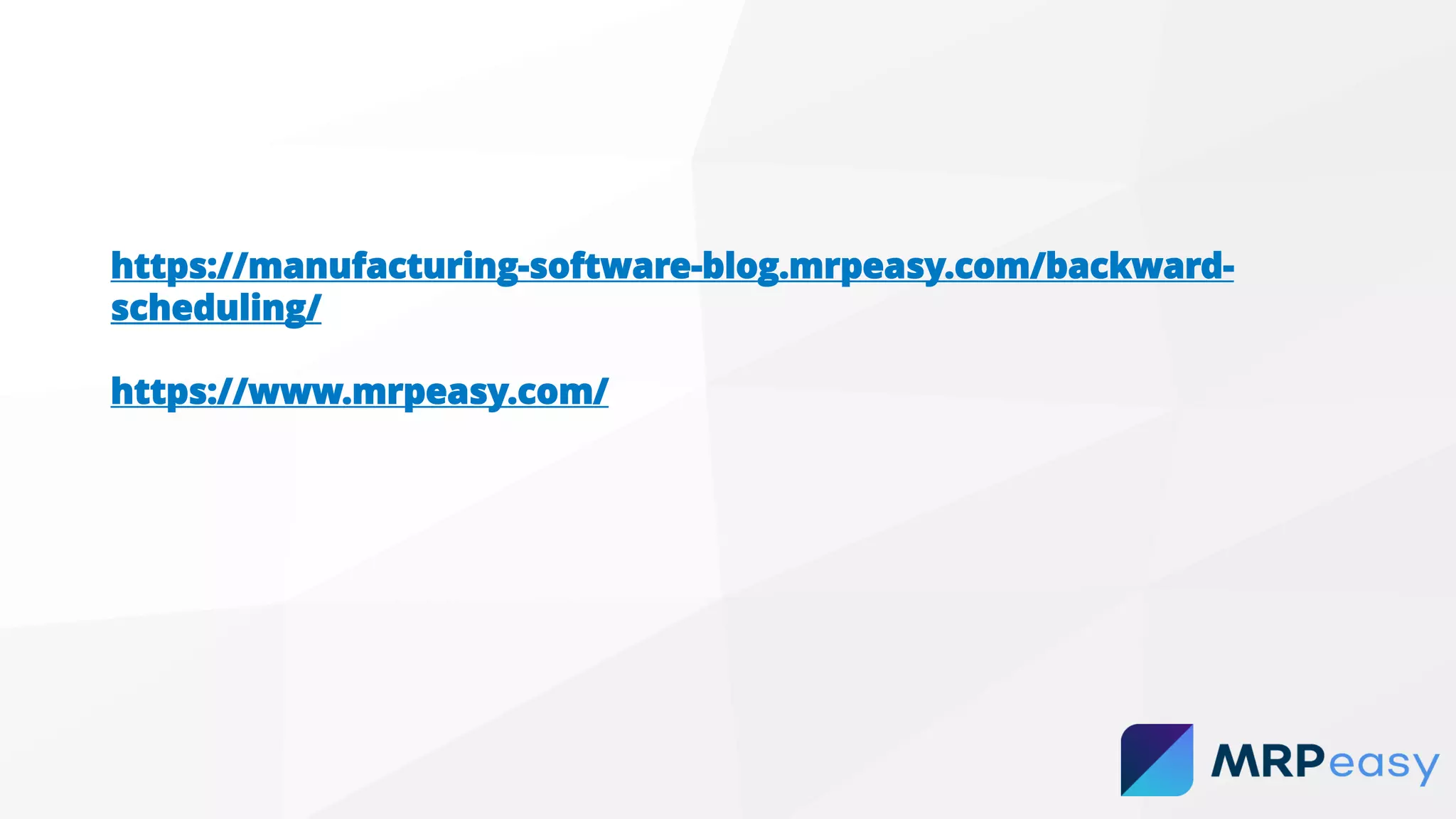 Forward scheduling vs. backward scheduling in production planning | PDF