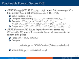 Forward secure asynchronous messaging from puncturable encryption | PDF | Information and ...