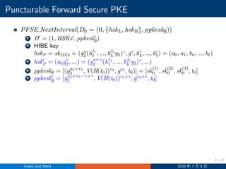 Forward secure asynchronous messaging from puncturable encryption | PDF | Information and ...