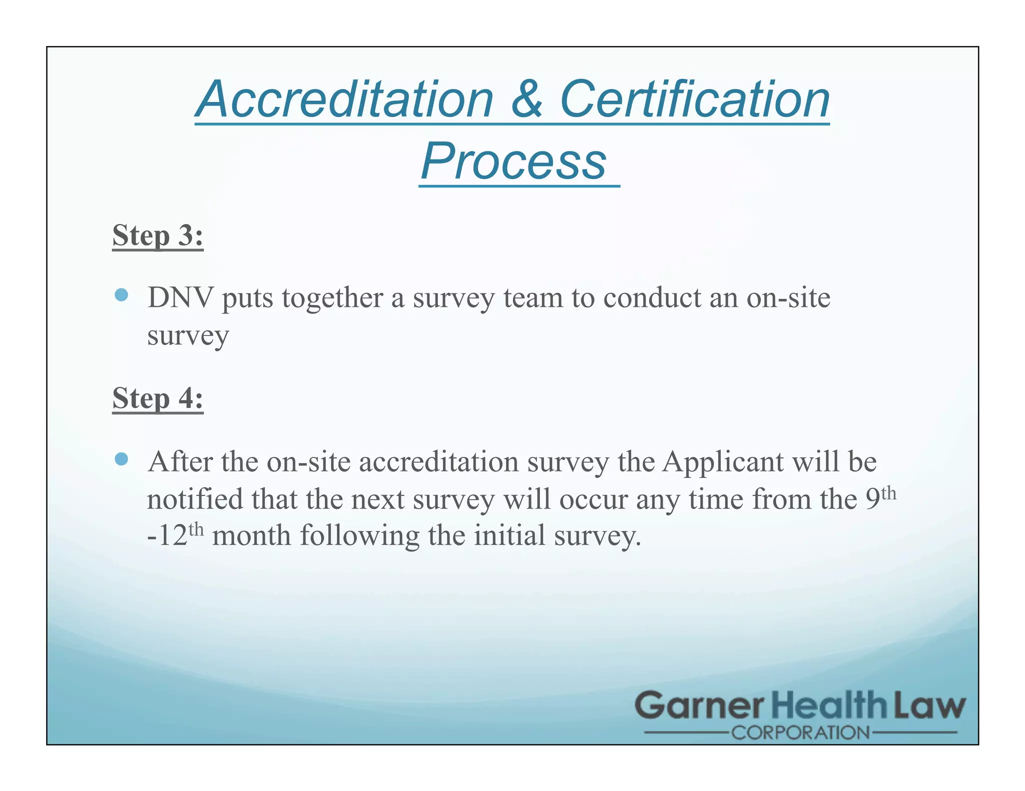 Getting Accreditation | PPTX