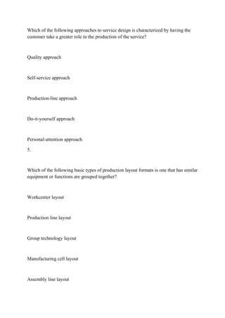 For which of the following should we use a p chart to monitor process ...