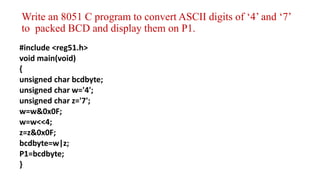 Arithmetic and logic operations in c | PPT