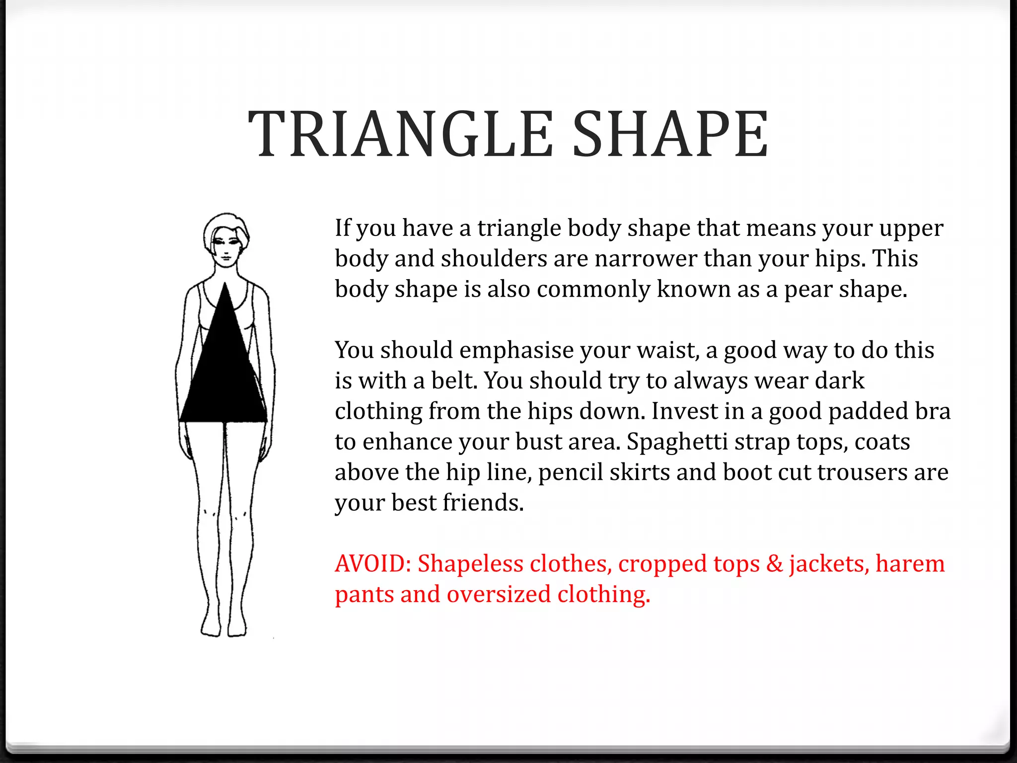 For Women: How to Dress your Body Shape | ODP