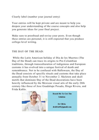 For your Learning Journal entry this week, respond to the foll.docx