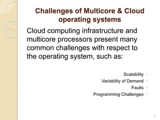 Factored Operating System An Operating System for Multicore and Clouds | PPT