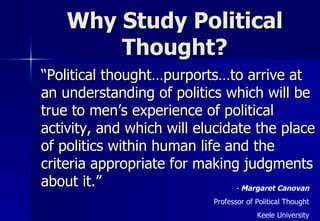 Political Thought | PPT