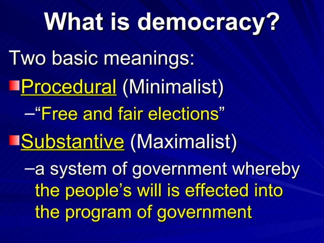 Liberal Democracy | PPT