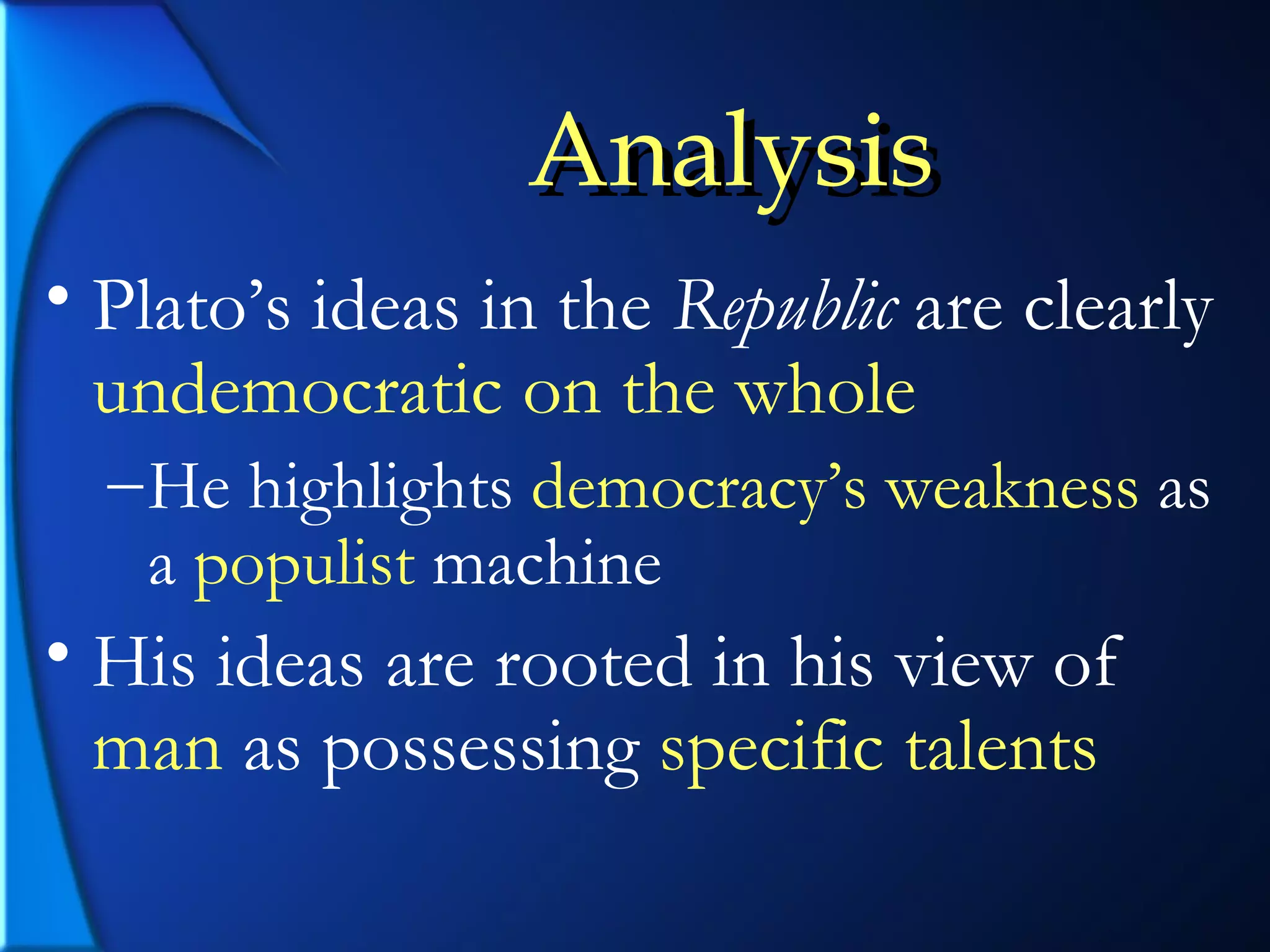 Plato's Republic | PPT