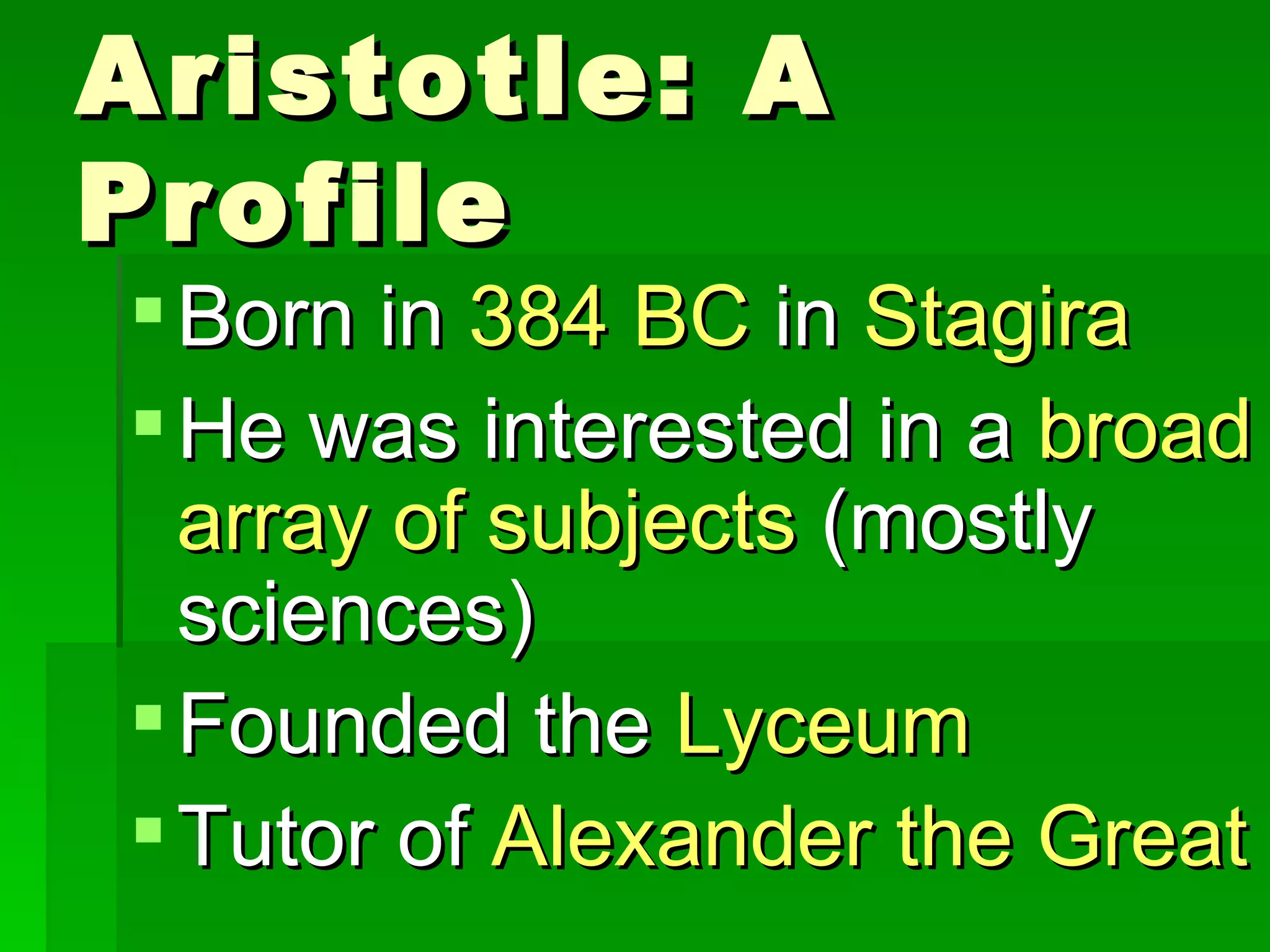 Aristotle's Politics | PPT