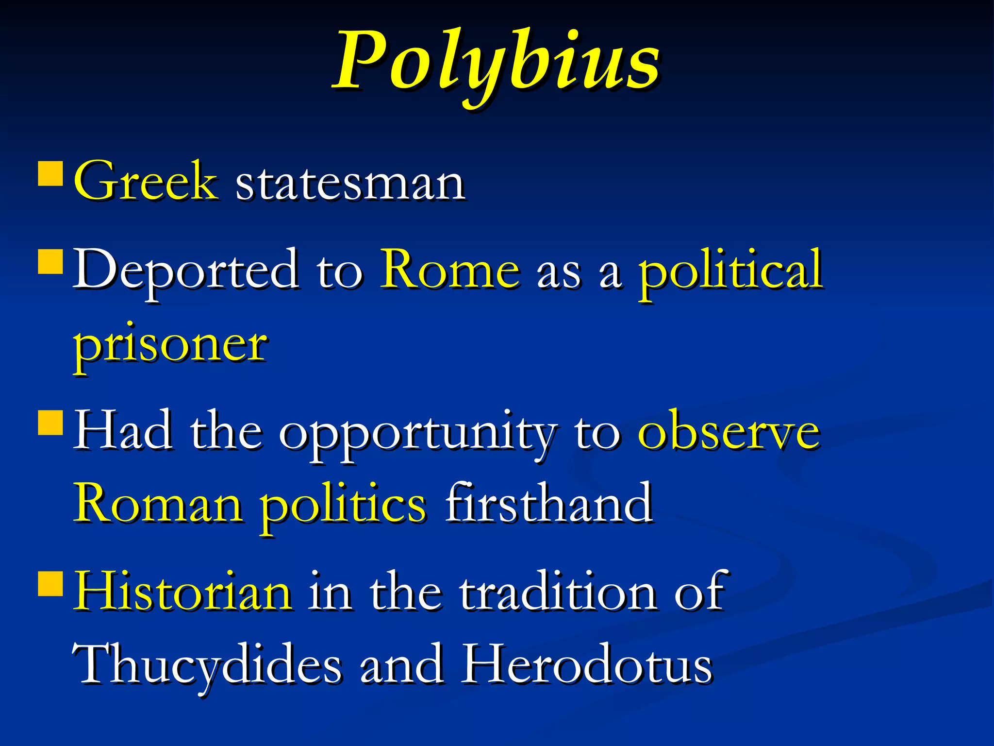 Cycle of Political Revolutions | PPT