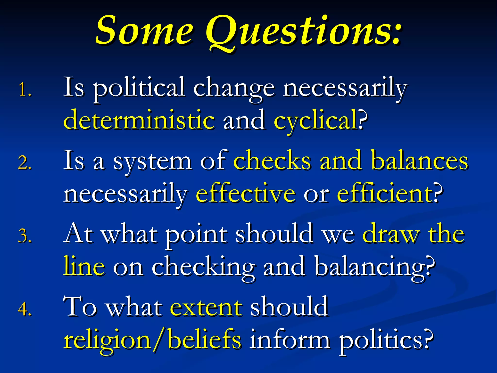 Cycle of Political Revolutions | PPT