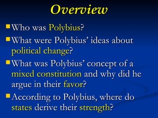 Cycle of Political Revolutions | PPT