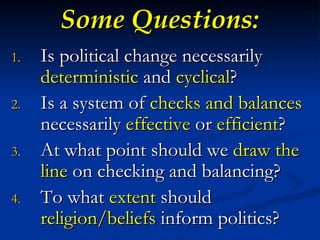 Cycle of Political Revolutions | PPT