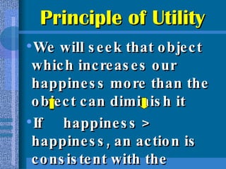 Utilitarianism | PPT