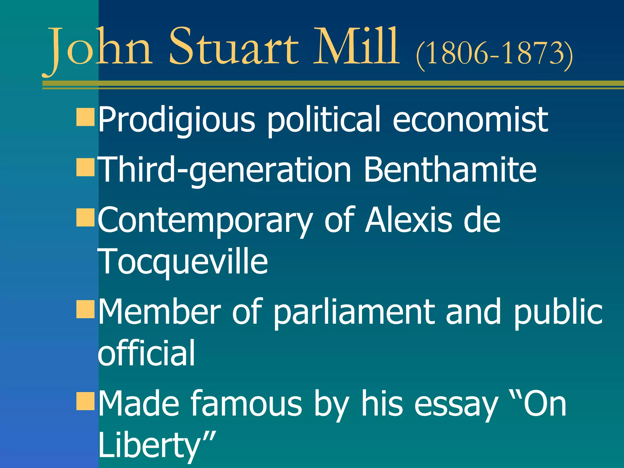 J.S. Mill | PPT