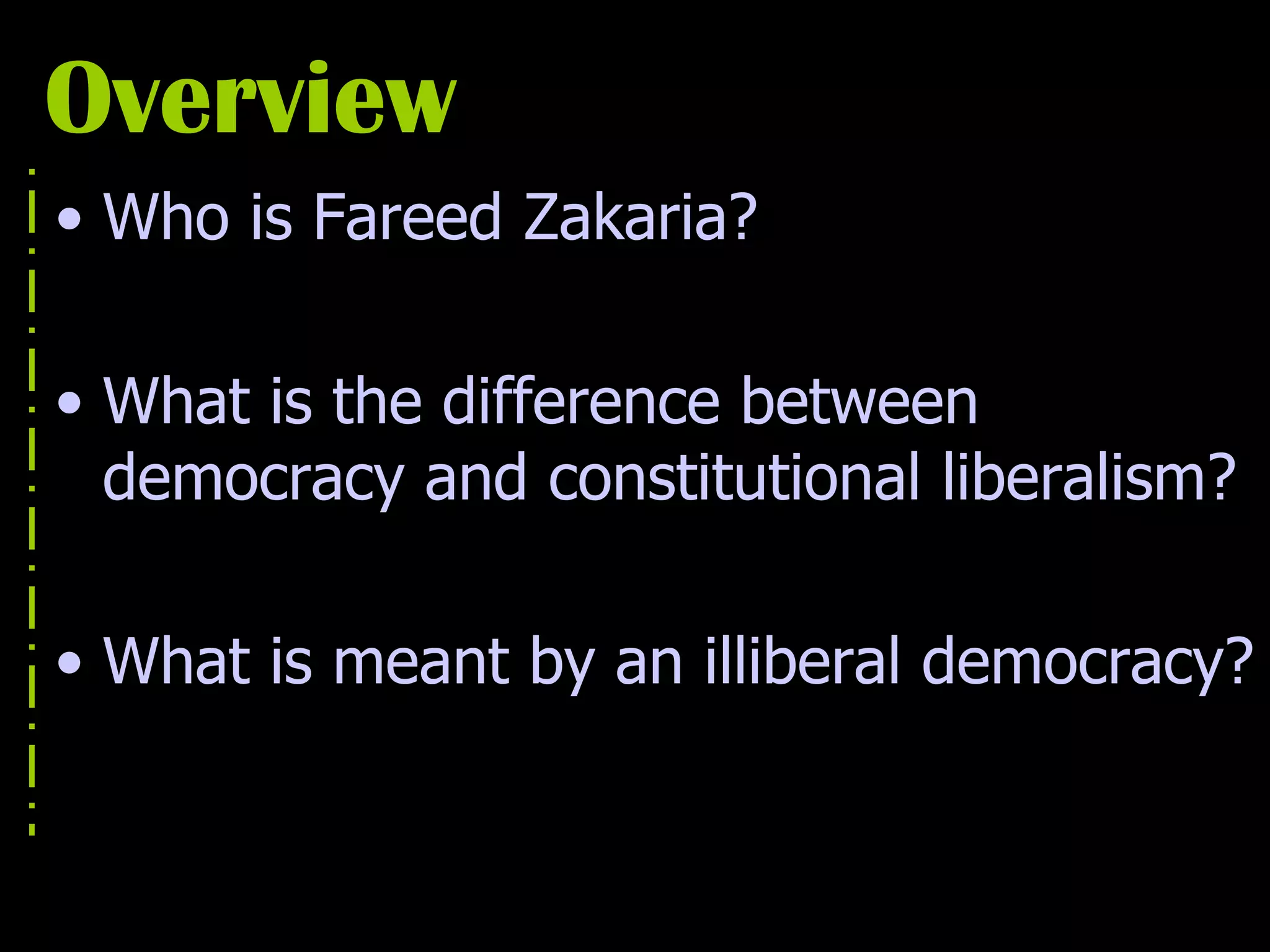 Illiberal Democracy | PPT