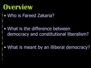 Illiberal Democracy | PPT