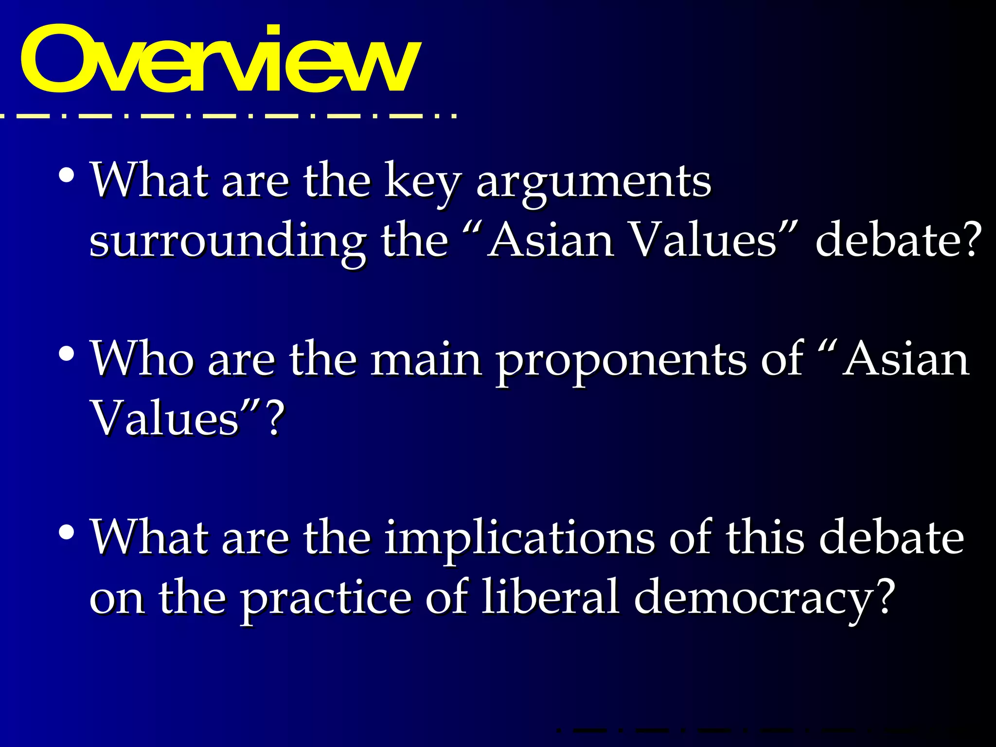Asian Values | PPT