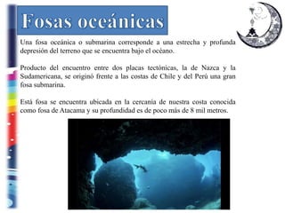 Fosas océanicas | PPTX