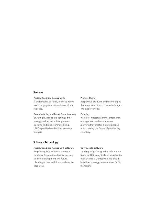 Facility Optimization Solutions Brochure | PDF