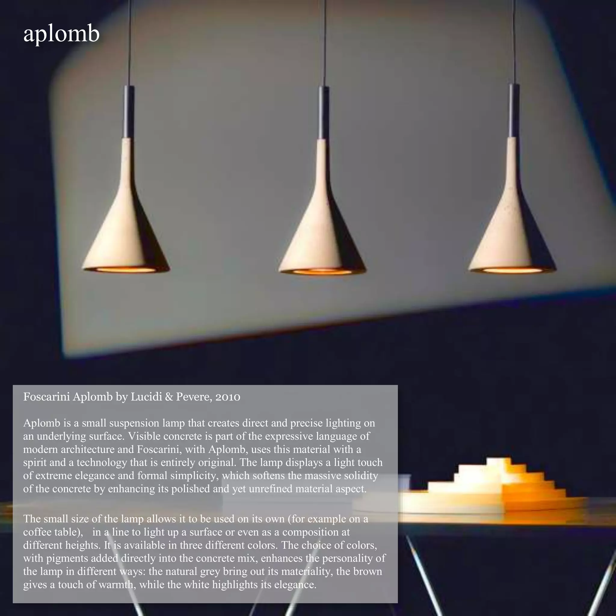 Foscarini lookbook | DOCX