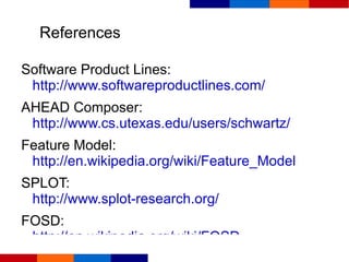 FOSD, Building Automated Software Factories | PPT