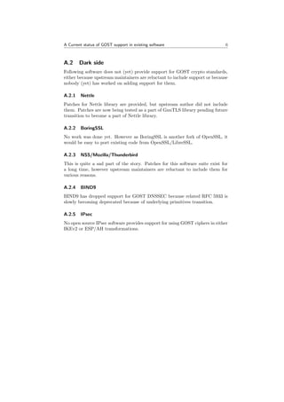 Cryptographic algorithms diversity: Russian (GOST) crypto algorithms | PDF