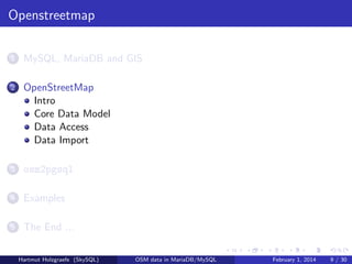 OSM data in MariaDB / MySQL - All the world in a few large tables | PDF | Databases | Computer ...