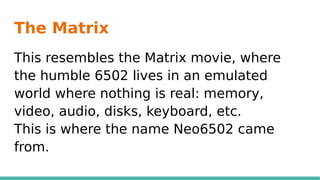 FOSDEM 2024 Neo in the Matrix | PPT