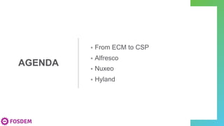 Deploying Containerised Open-Source CSP Platforms | PPT