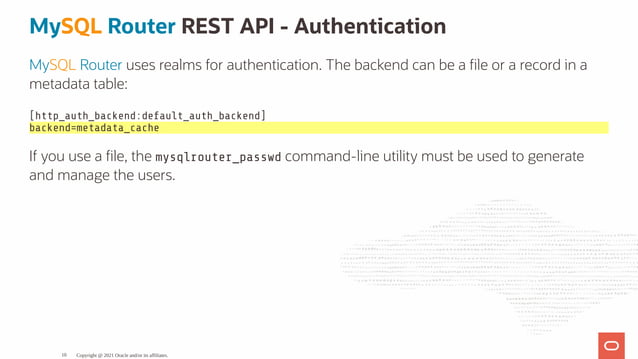 MySQL Router REST API | PDF