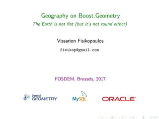 The Earth is not flat; but it's not round either (Geography on Boost.Geometry) | PPT