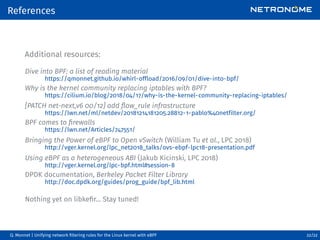 Unifying Network Filtering Rules for the Linux Kernel with eBPF | PPT