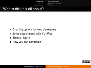 Javascript charting with YUI-Flot | PPT