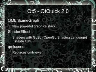 Towards accelerated UIs with power of Qt5 - Project Cinnamon | PPT