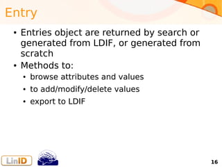 Introduction to Perl Net::LDAP | PPT