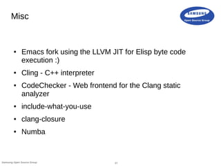 Where is LLVM Being Used Today? | PPT