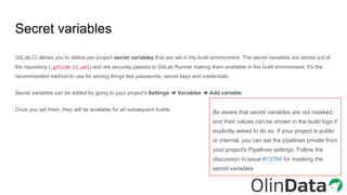 FOSDEM 2017: GitLab CI | PPT